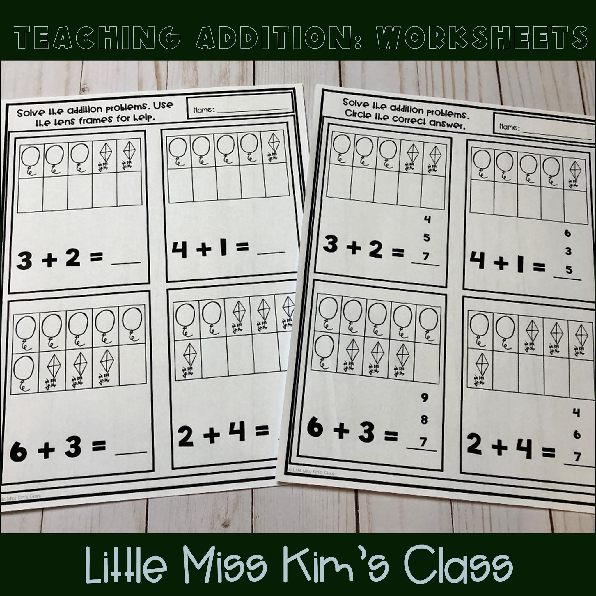 Little Miss Kim's Class: Activities & Freebies for Teaching Addition