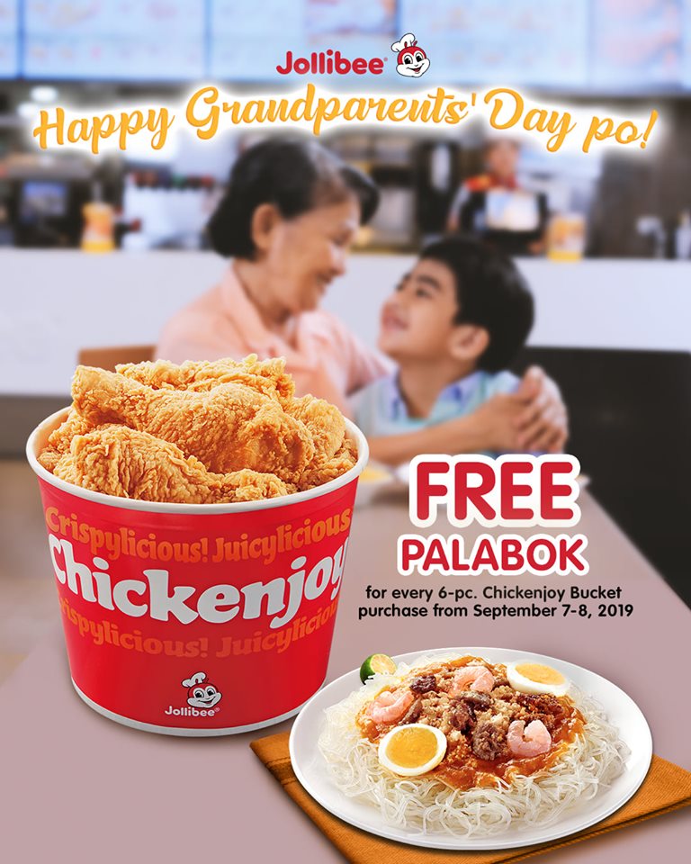 Manila Shopper: Jollibee Grandparents Day Promo: Sept 2019