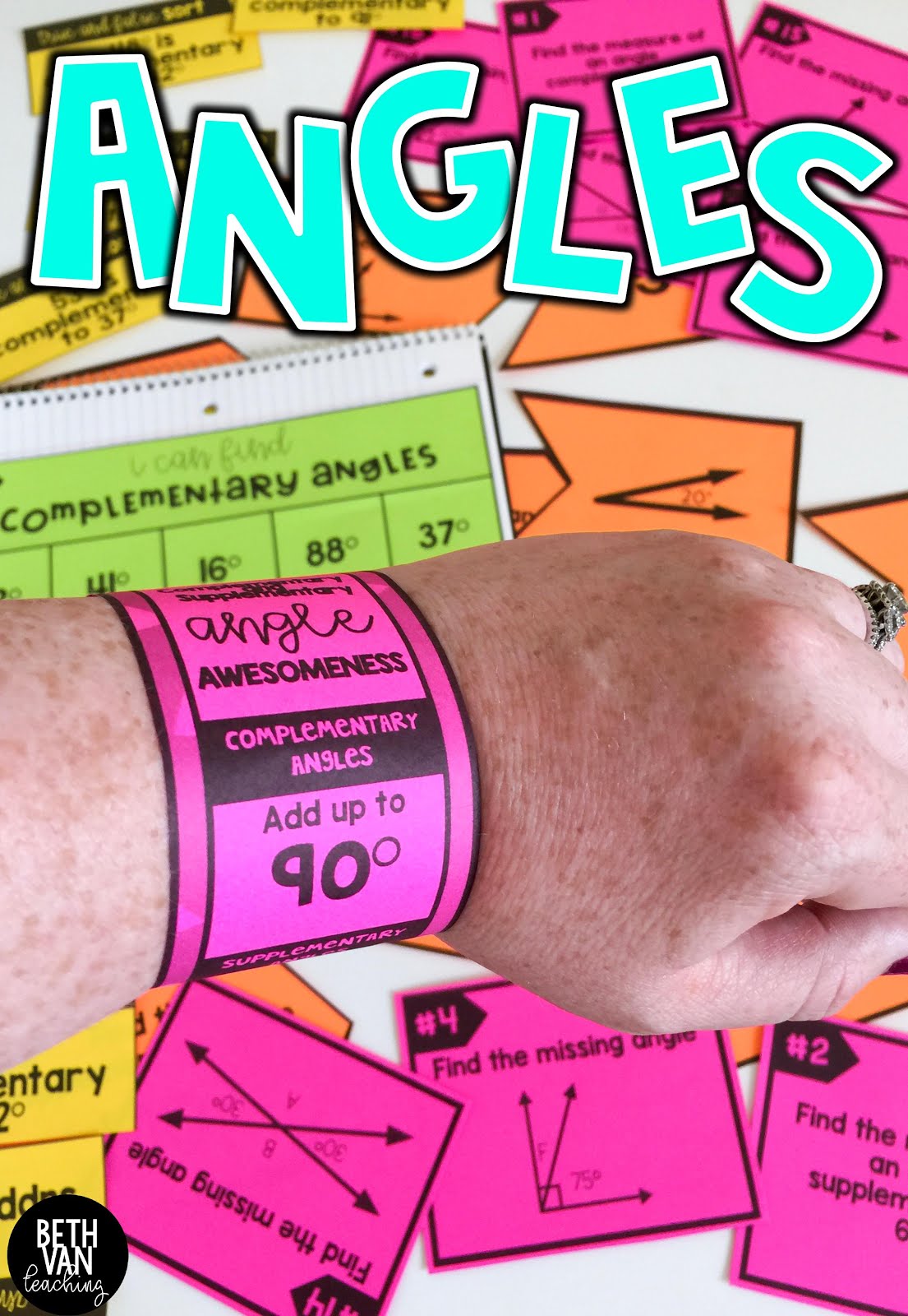 Types Of Angles Matching Game - Free Math Worksheet Printable