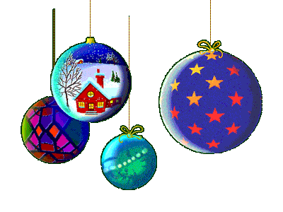 ® Colección de Gifs ®: GIFS DE ESFERAS DE NAVIDAD