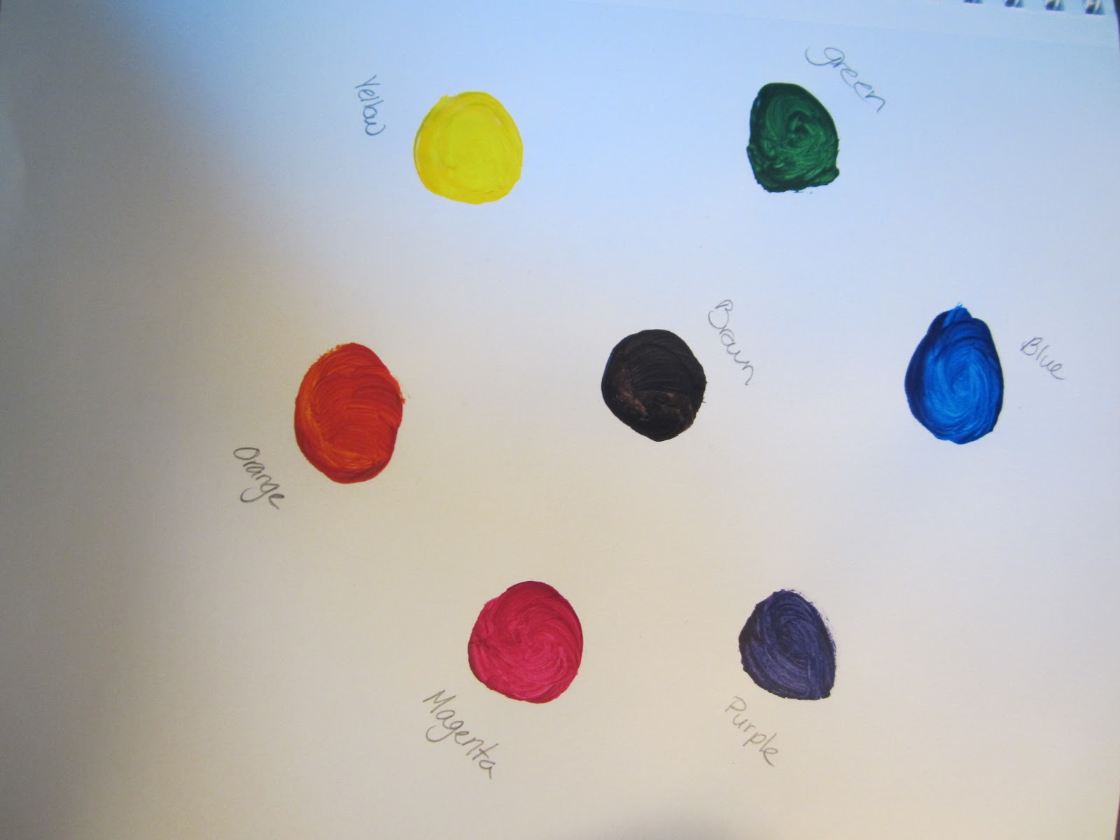 Linda's Art Blog: Value Scale & Color Wheel