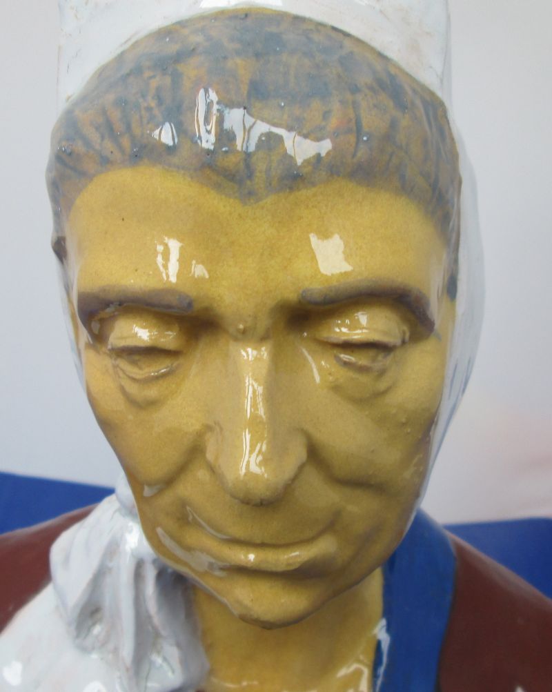 Malicorne Bust of a Bretonne by Paul Lecomte, circa 1930 - SOLD