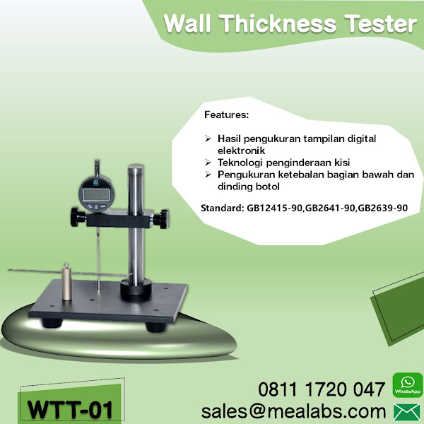 WTT-01 Wall Thickness Tester | Mealabs Kemasan Indonesia