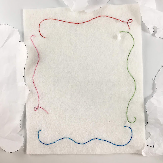 Tutorial: Embroidering with Tissue Paper Templates