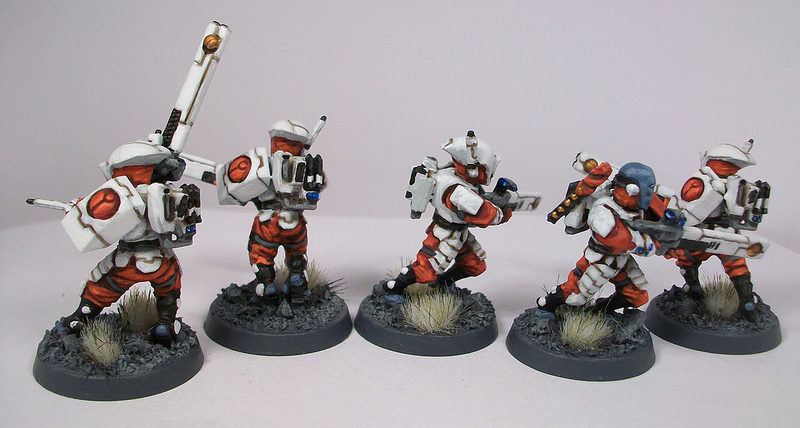 The Zhodani Commando: Showcase: Tau Fire Warriors strike team