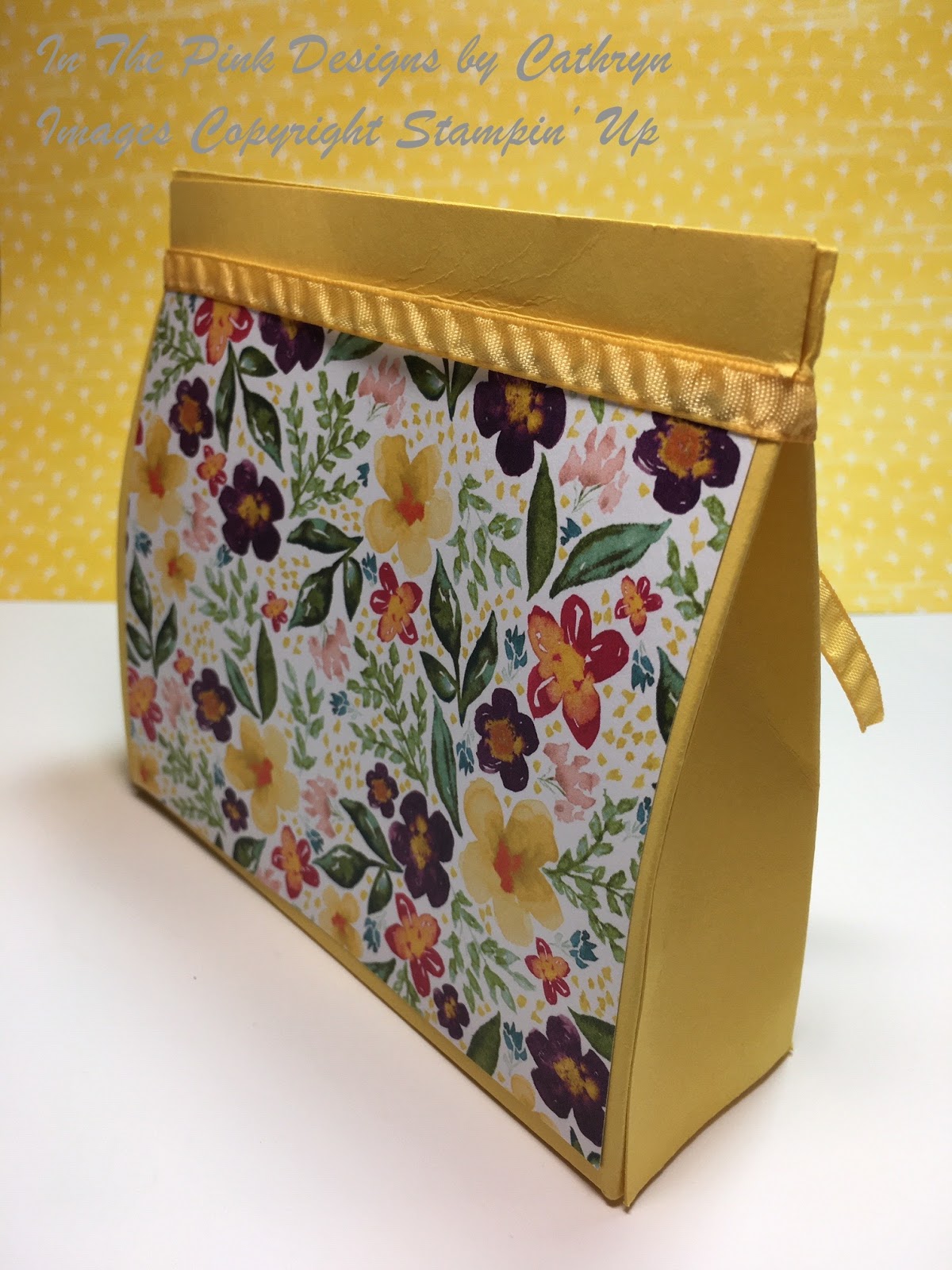 In the Pink, Designs by Cathryn: Free as a Bird Pinch Box with Stampin' Up