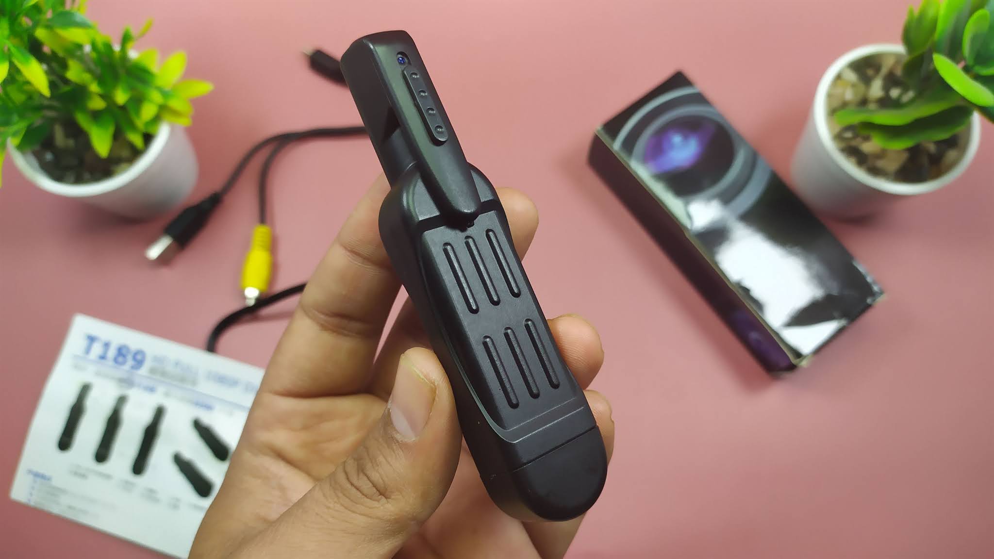 كاميرا صغيرة للتجسس على شكل قلم T189 Mini Pen Camera Full HD 1080P DV ...