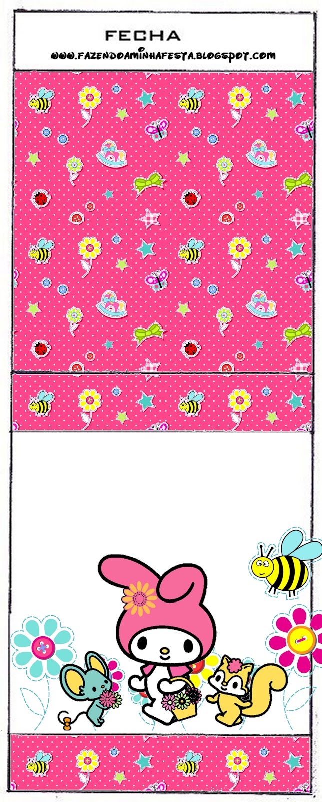 My Melody Birthday Party: Free Printable Candy Buffet Labels. - Oh My ...