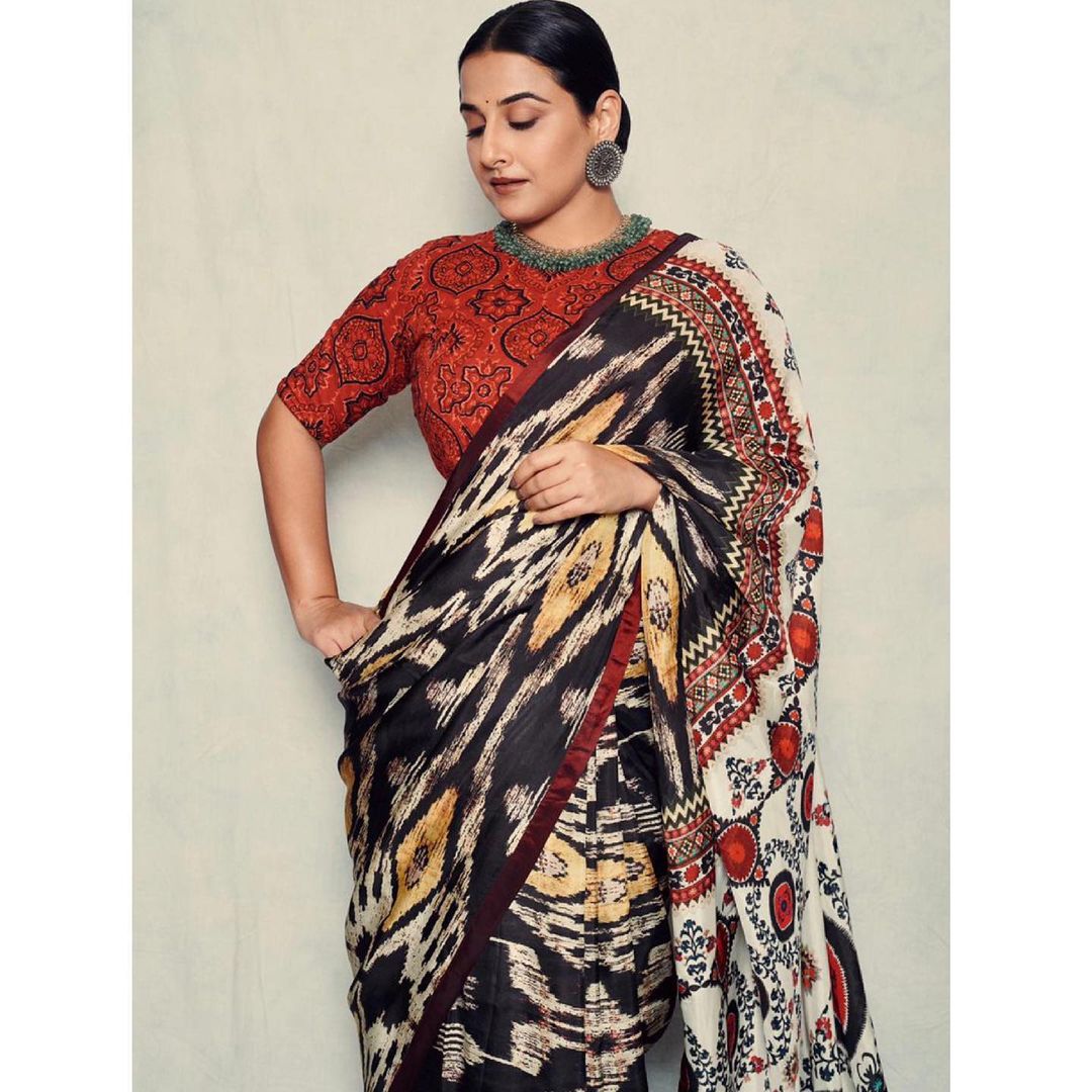 Vidya Balan in saree model photoshoot