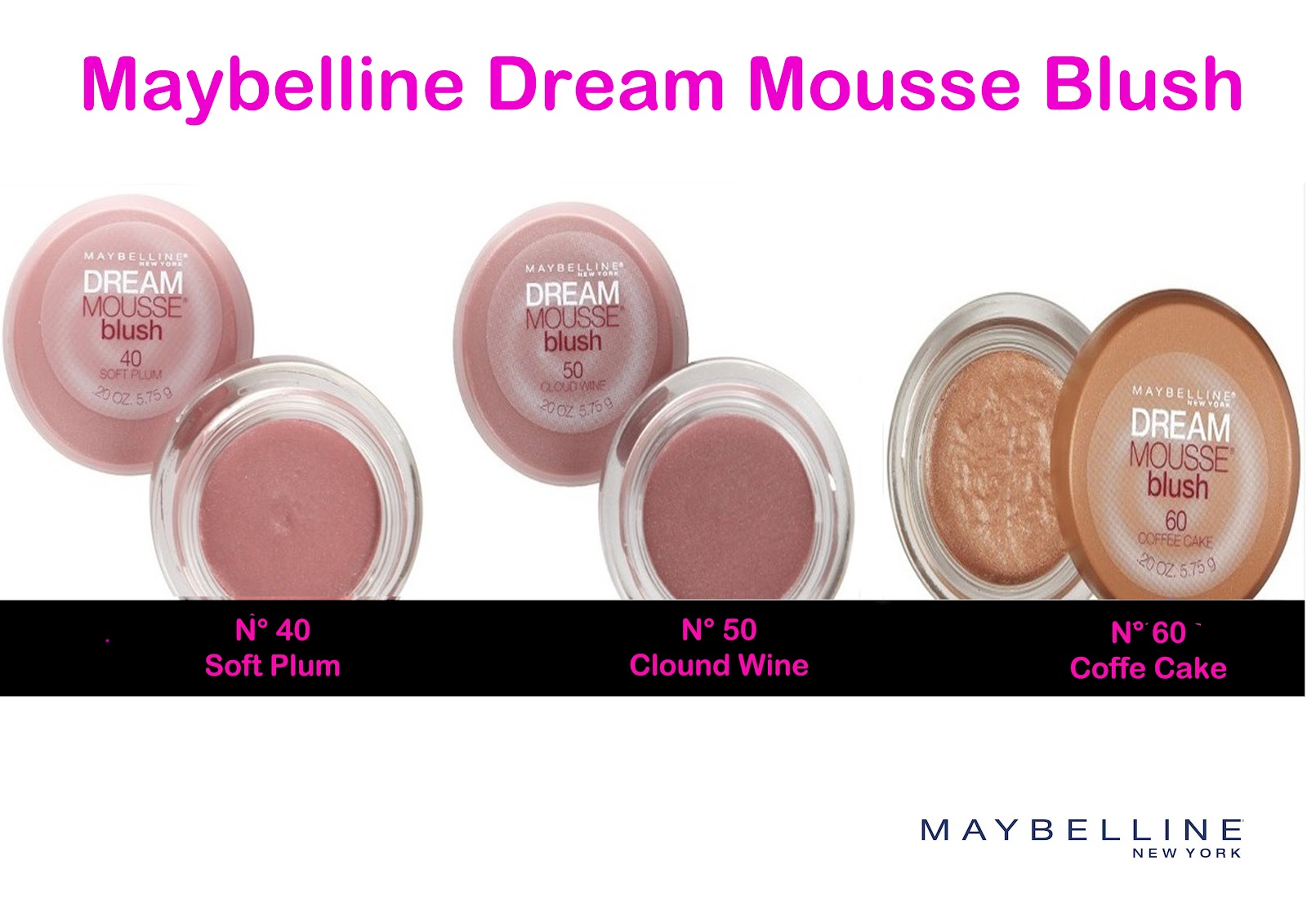 Dizinibida Loja Virtual: Maybelline Dream Mousse Blush
