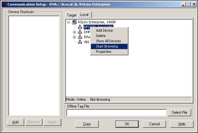 LearningPLC: Downloading Via DF1 to PanelView Plus or VersaView CE
