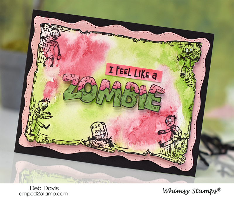 World Card Making Day Blog Hop ZOMBIES! - NewAmped2Stamp