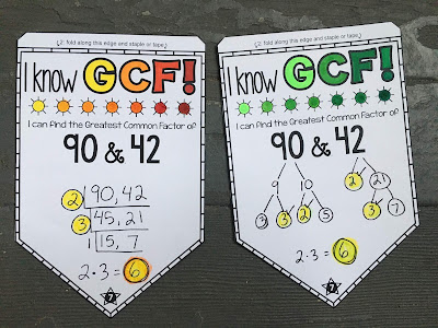Scaffolded Math and Science: Activities for Teaching GCF and LCM