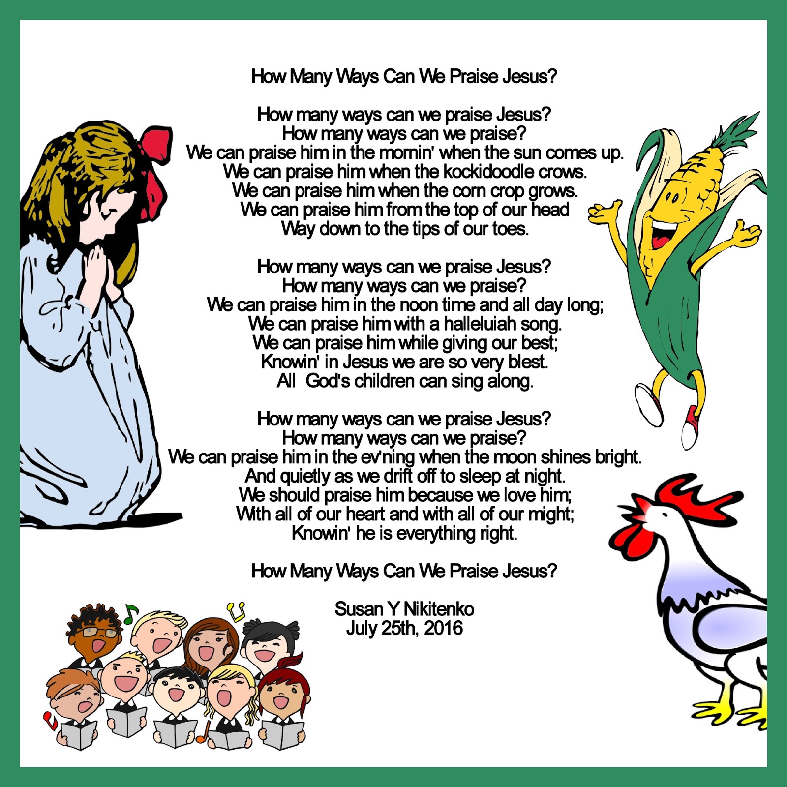 Children's Gems In My Treasure Box: How Many Ways Can We Praise Jesus?