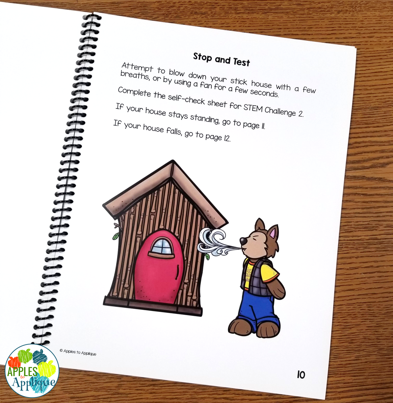 Apples to Applique: The Three Little Pigs: A STEM Story