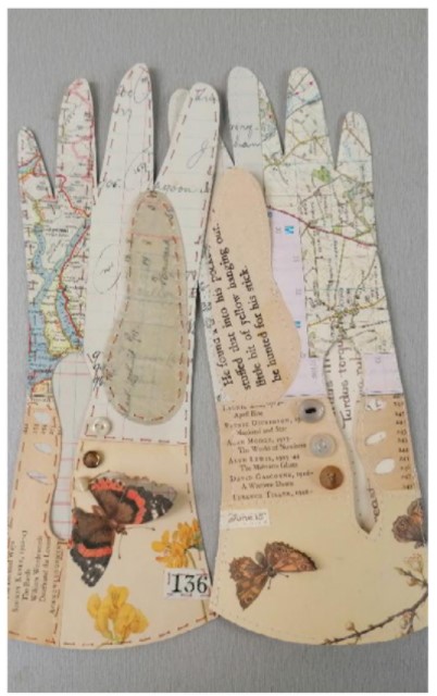 Mid-Life Craftis: Paper Gloves (in praise of nurses)