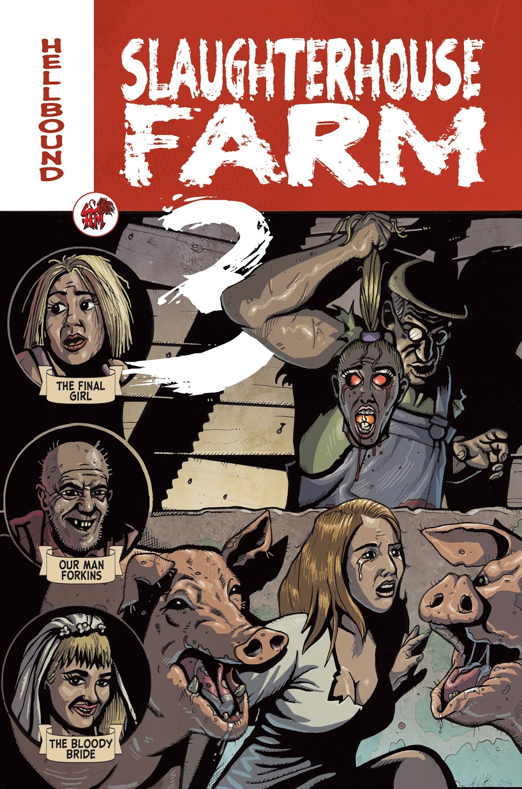 Arfon.net The Art of Arfon Jones: Slaughterhouse Farm #3 Cover unveiled