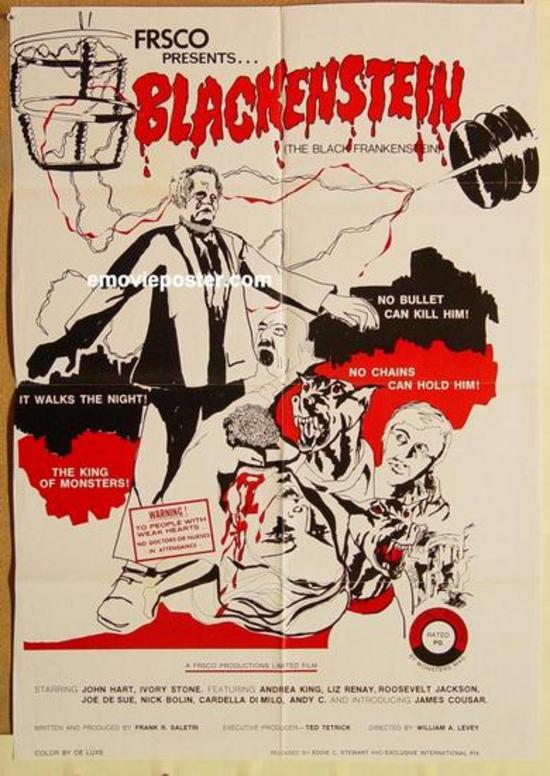 My Mediaddiction: Blackenstein (The Black Frankenstein) (1973)