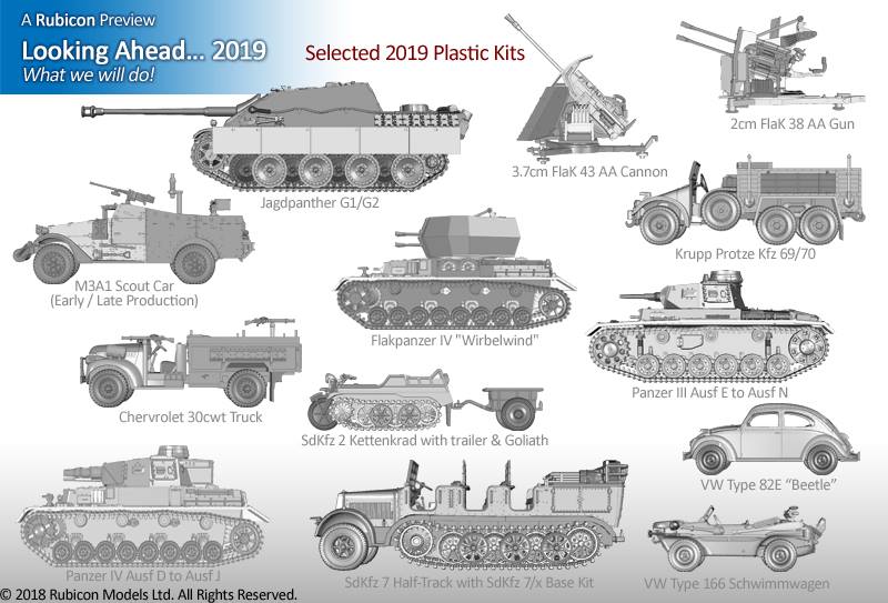 WORLD WAR 2 MODELZONE: Rubicon Models News for 2019