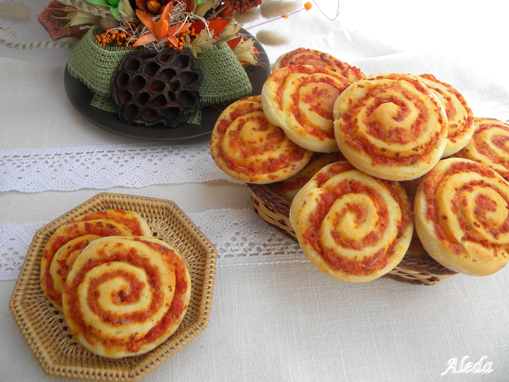 Aleda konyhája: Pizzás csiga