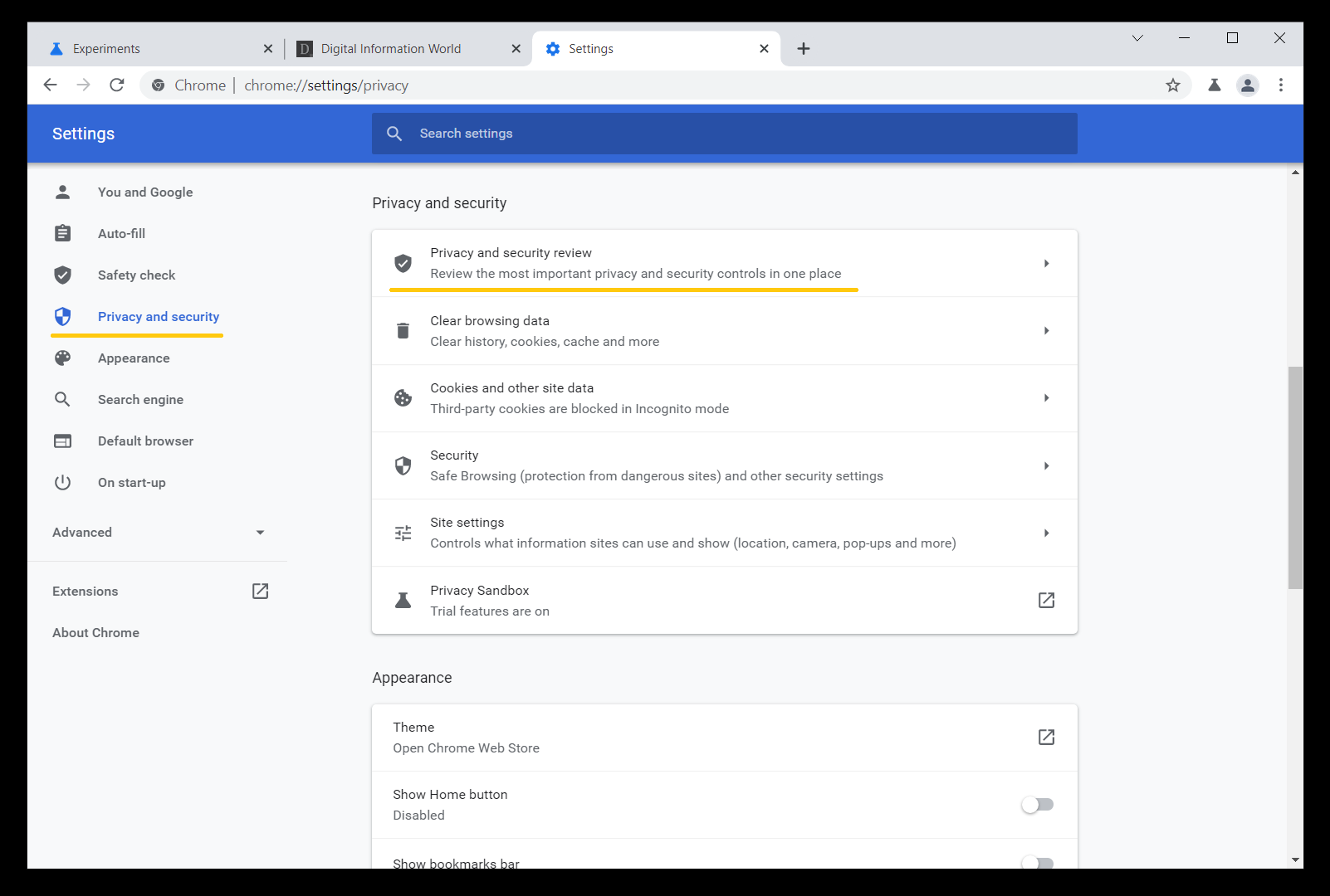 Google Chrome Is Updating the Privacy Section Of Its Browser To Provide ...
