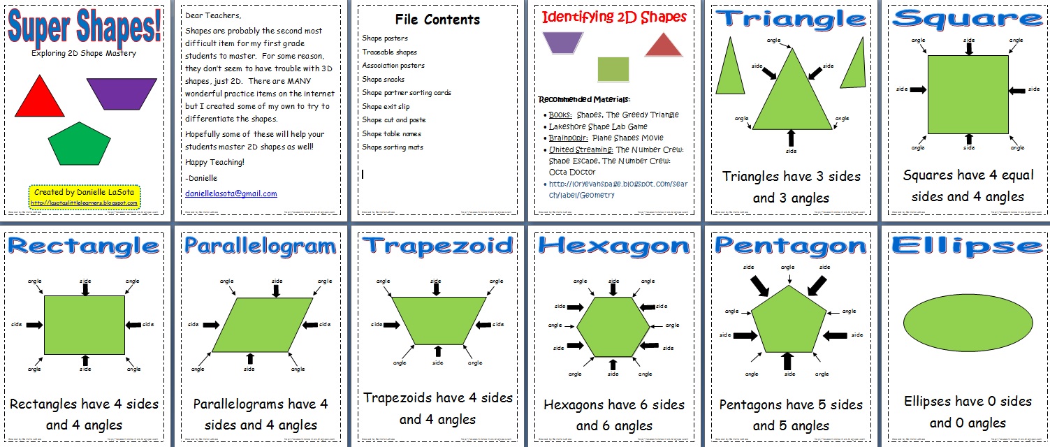 LaSota's Little Learners: 2D Shapes