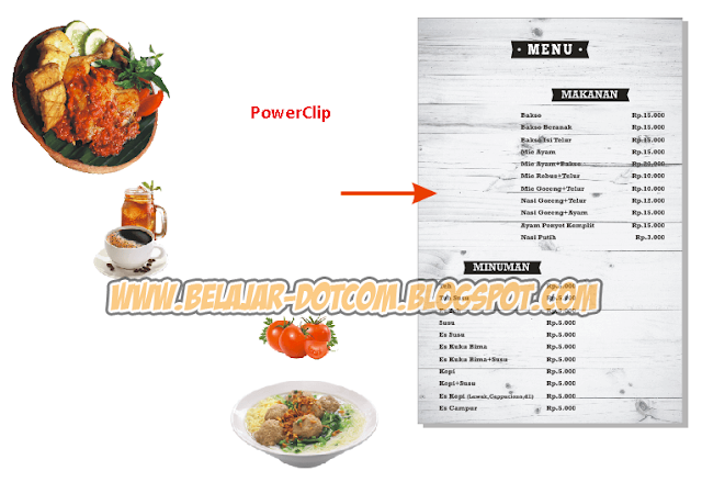 Cara Membuat Daftar Menu Makanan di CorelDRAW - Kumpulan Tutorial