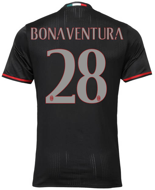 Milan 16-17 Font Revealed - Footy Headlines