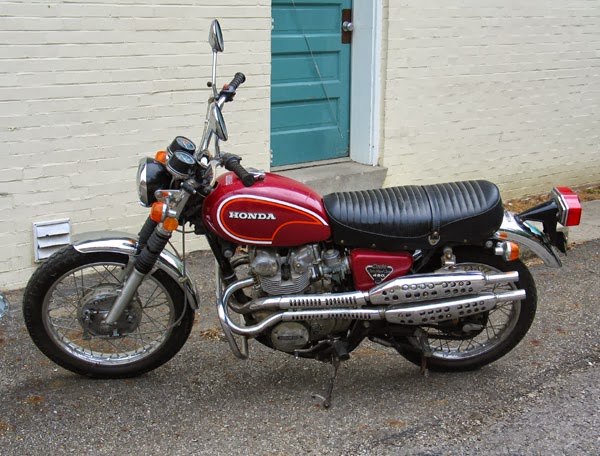 1972 Honda CL450 Scrambler | Black Plate Motorbykes