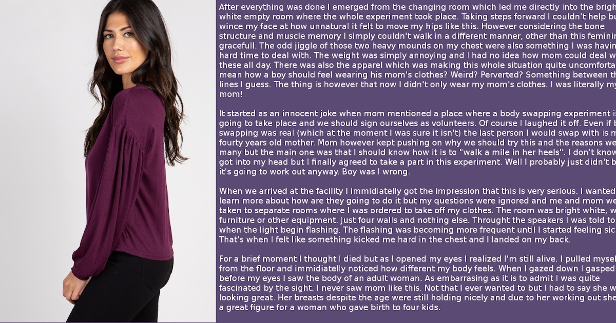 Marti's tg captions: Mom for a week