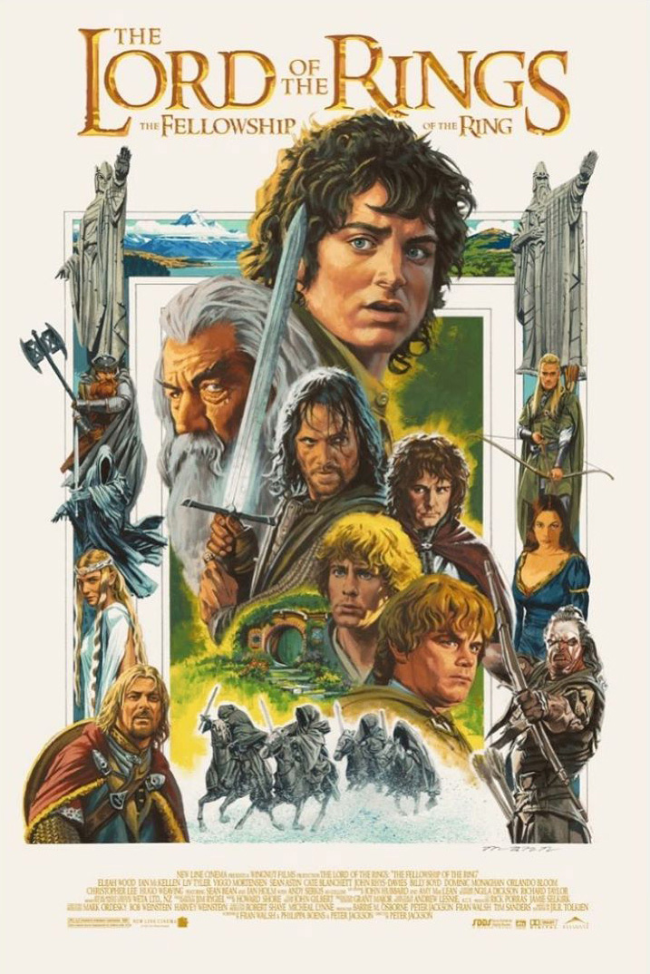 The Geeky Nerfherder: #CoolArt: 'The Lord Of The Rings: The Fellowship ...