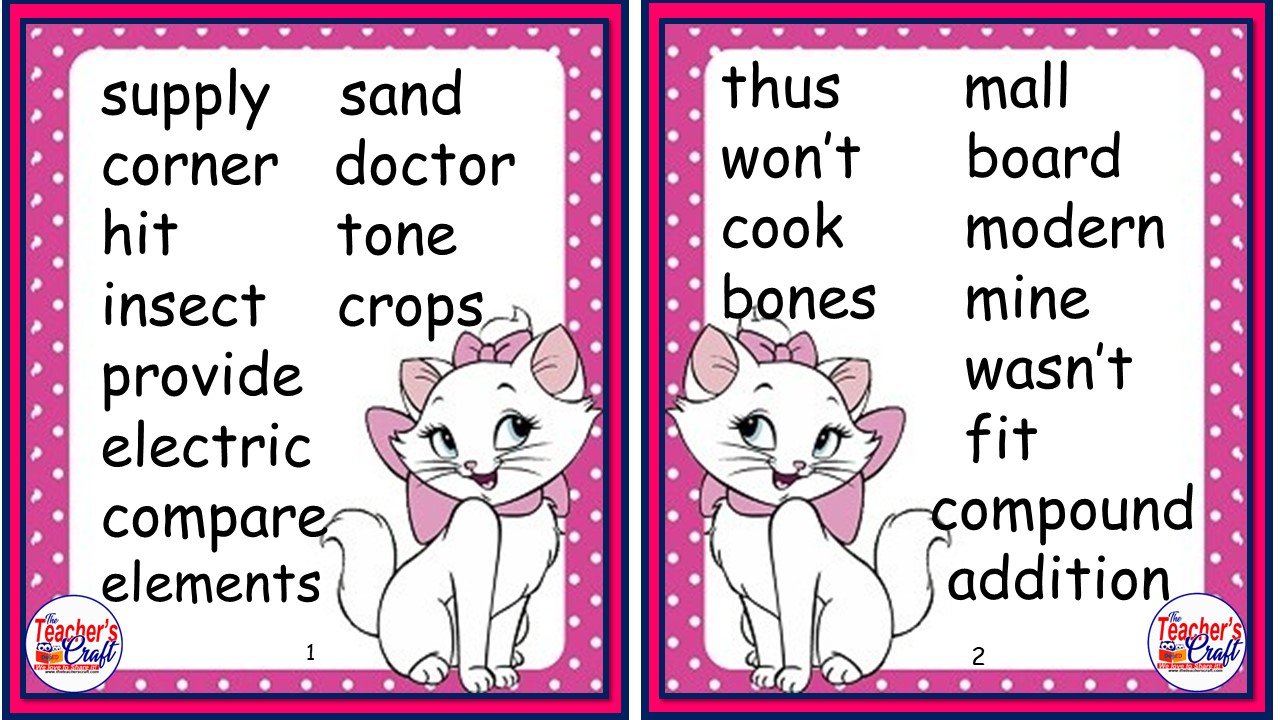 BASIC SIGHT WORDS FOR INTERMEDIATE - The Teachers Craft PH