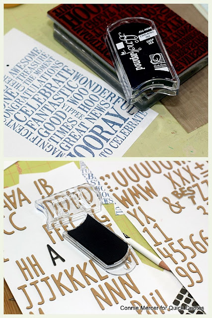 crafty goodies: Scrapbook Page with Quick Quotes and Canon