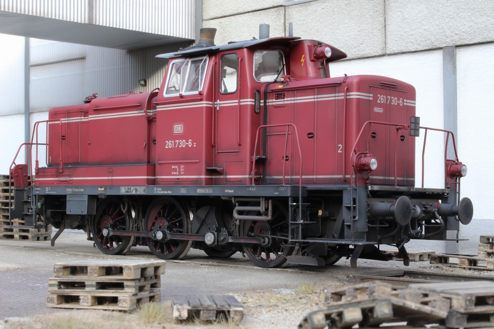 becasse weathering: Alles paletti: die BR 261 von KM1