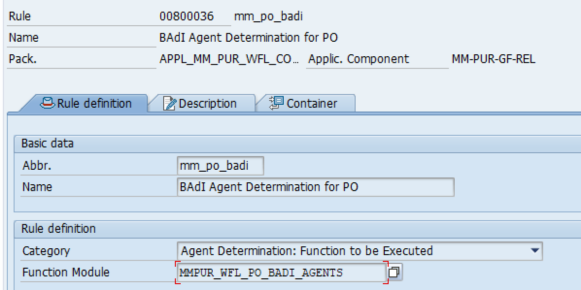 SAP ABAP Central: S/4 Purchase Order Flexible Workflow: Agent ...