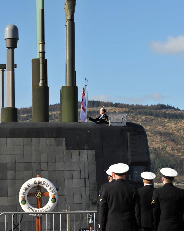 The Submariners Lounge: Royal Navy welcomes HMS Ambush to fleet
