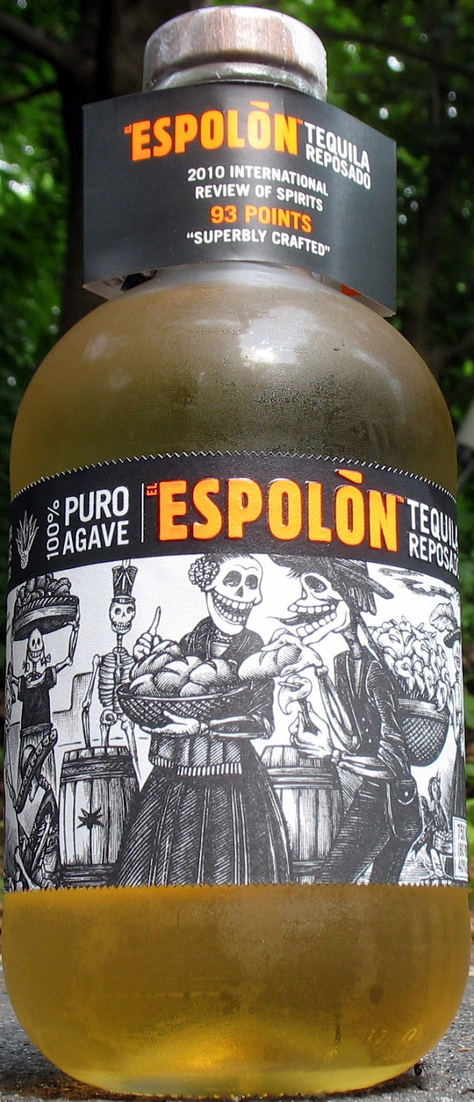 Espolon Reposado Tequila has a beautiful color!