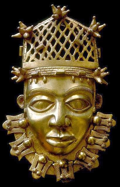 Larry's Library: GOLD ASHANTI MASK