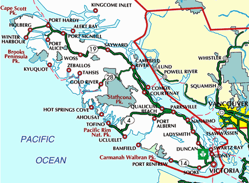Mondial: INSULA VANCOUVER , PROVINCIA BRITISH COLUMBIA , CANADA