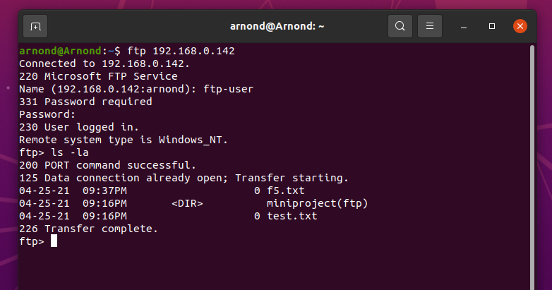 Lab 5 - Operating System Mini Project