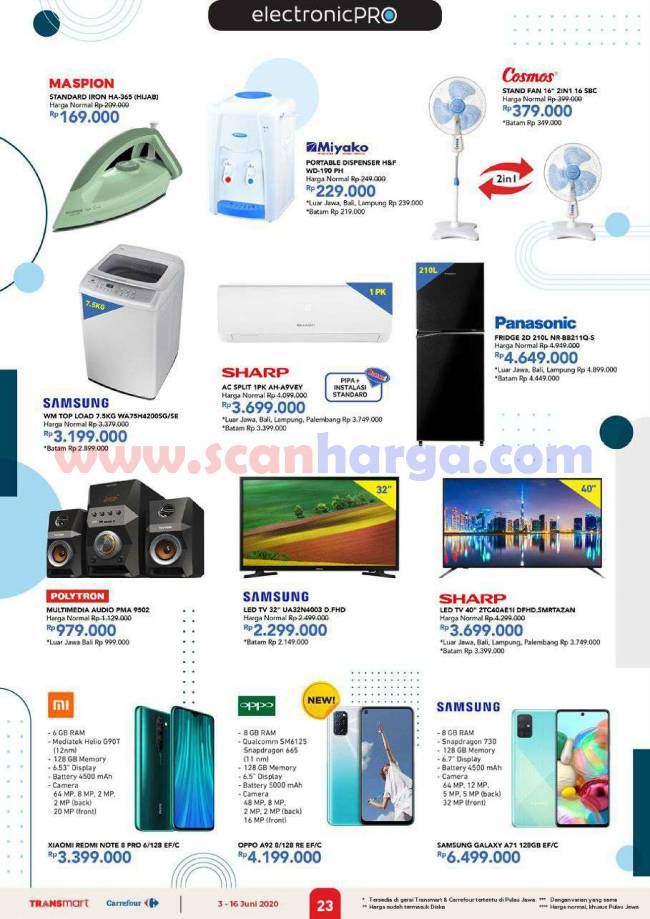 √ Katalog CARREFOUR Promo Elektronik 3 - 16 Juni 2020