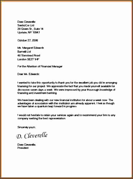 Proper Letter Writing Format - Formal Letter