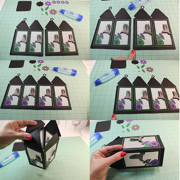 JMRush Designs: Hummingbird Lantern (Flameless)