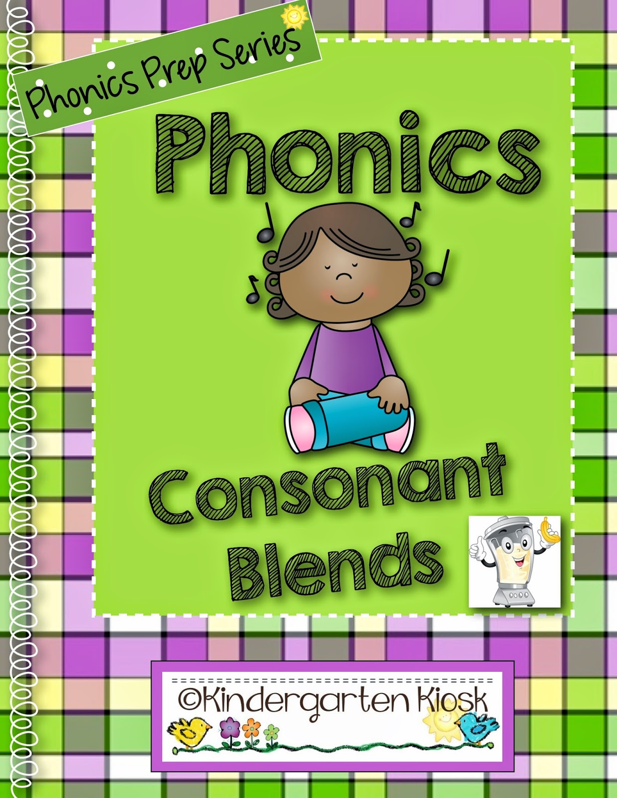 Kindergarten Kiosk: Phonics: Consonant Blends for Early Readers