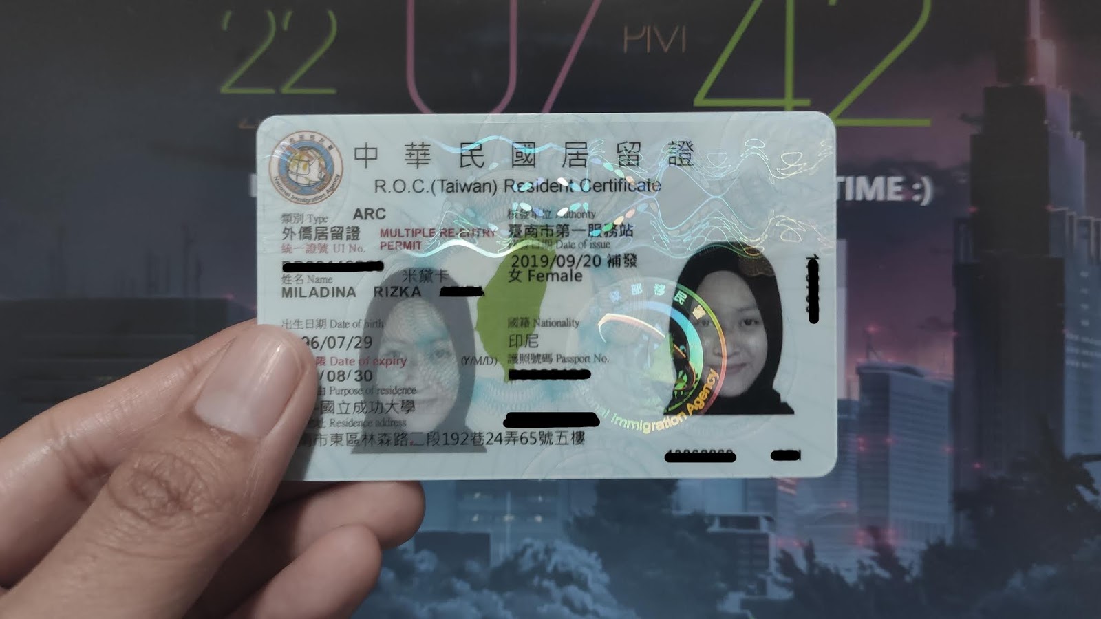 Syarat-syarat Pembuatan dan Perpanjangan ARC Taiwan - Welcome to my blog!