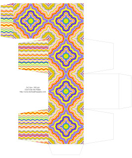 Don't Eat the Paste: Rainbow Colored Printable Favor Boxes