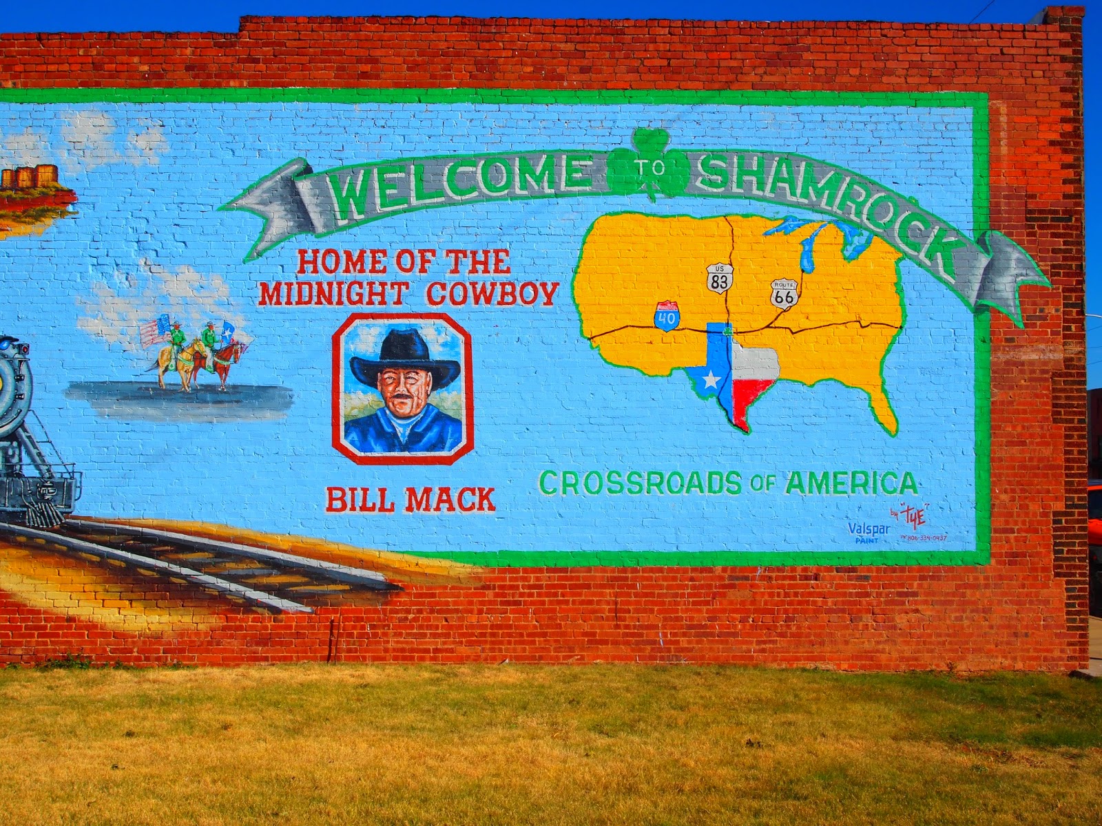 A Hobo's Travelogue: Shamrock Texas, Highway 83