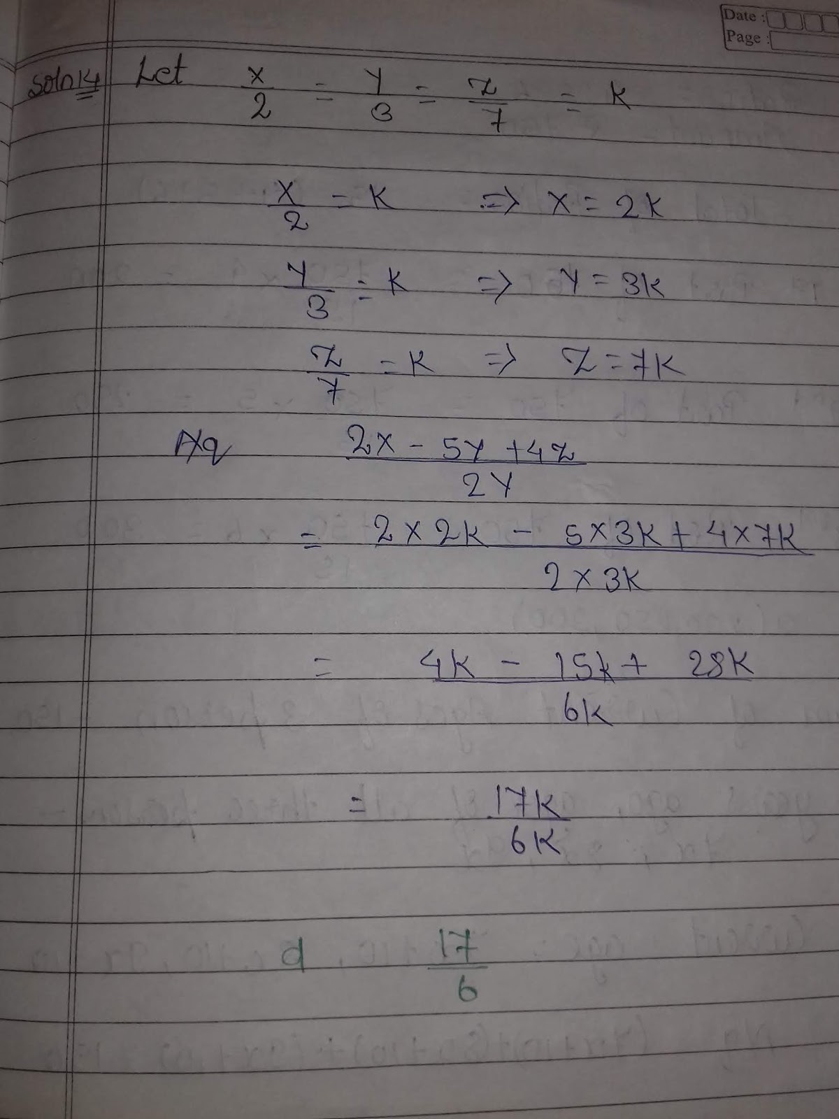 CA FOUNDATION : MATH NOTES: May 2019