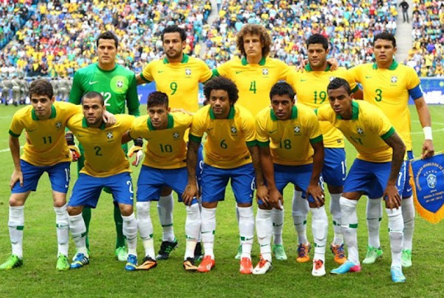 Profil dan Nama Pemain Timnas Brazil Piala Dunia 2014 - UNIK COM