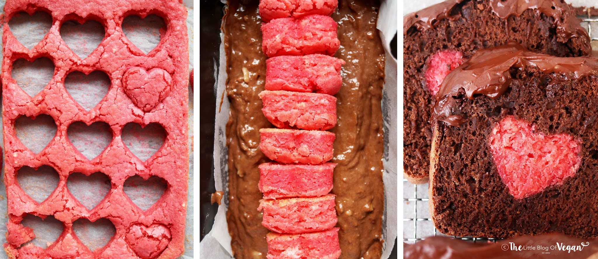 Hidden Heart Chocolate Cake - The Little Blog Of Vegan